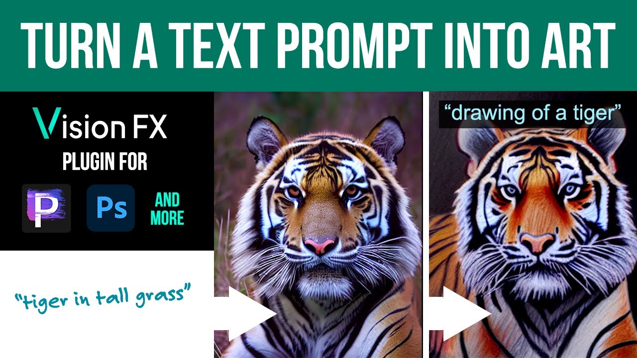 Generating AI Art With Vision FX Plugin For Corel Painter Photoshop