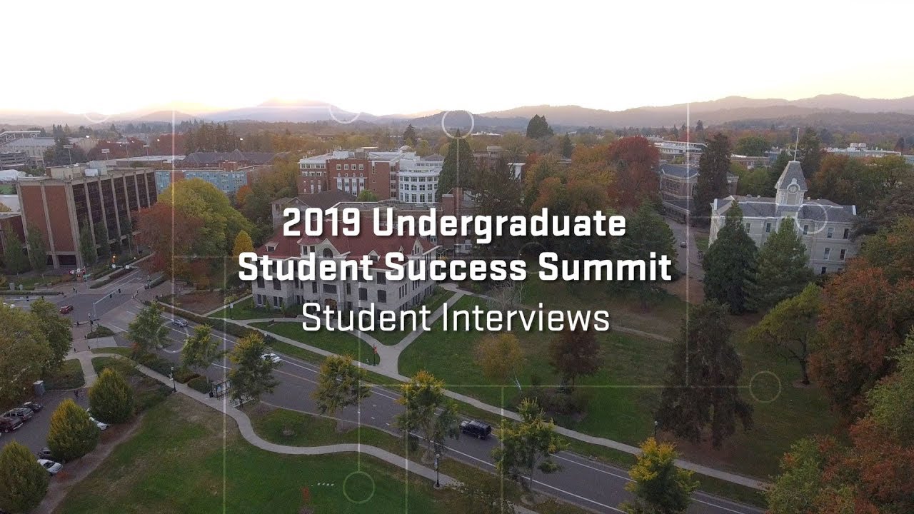 2019 Undergraduate Student Success Summit - Student Interviews - YouTube
