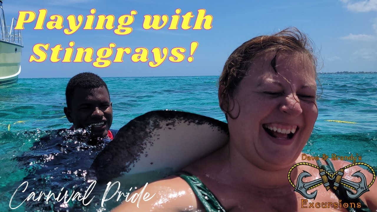 Playing with Stingrays! | Carnival Pride 2022 - YouTube
