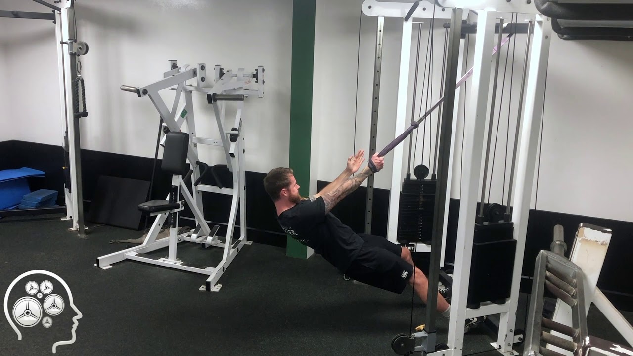 Single Arm Inverted Row - YouTube