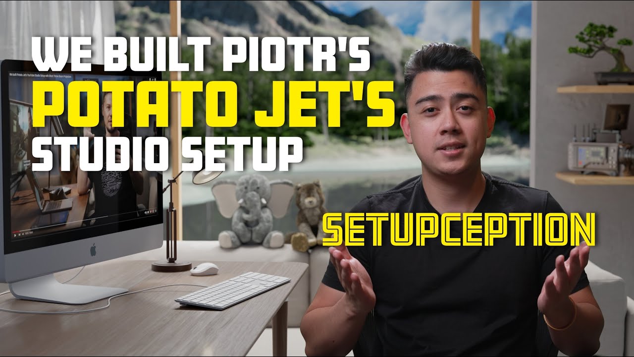 We Built Piotr's Potato Jet's Studio Setup - SETUPCEPTION - YouTube