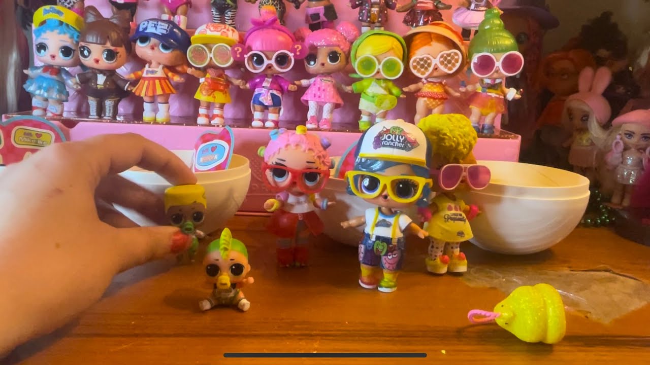 Completing my Lol surprise Loves mini sweets series 1 collection ...