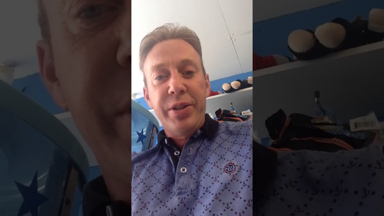 Richard Cadell using my phone - YouTube