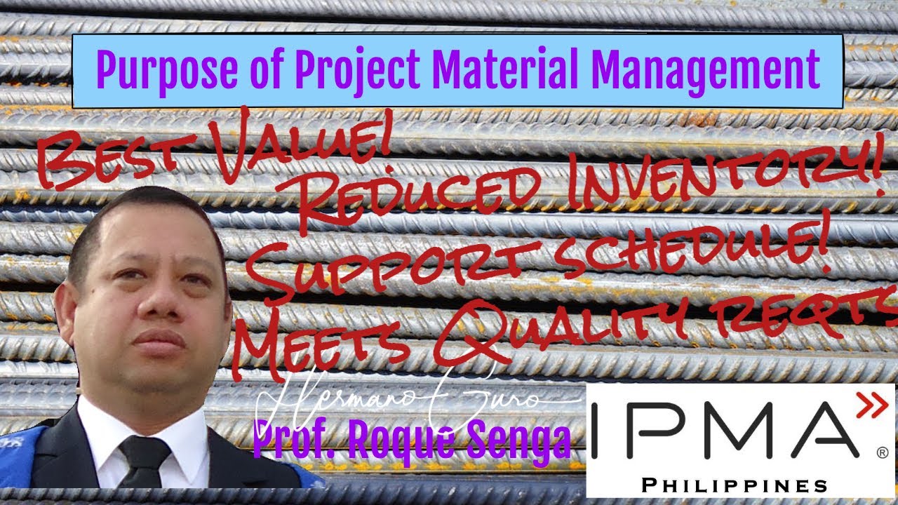 Purpose of Project Material Management - YouTube