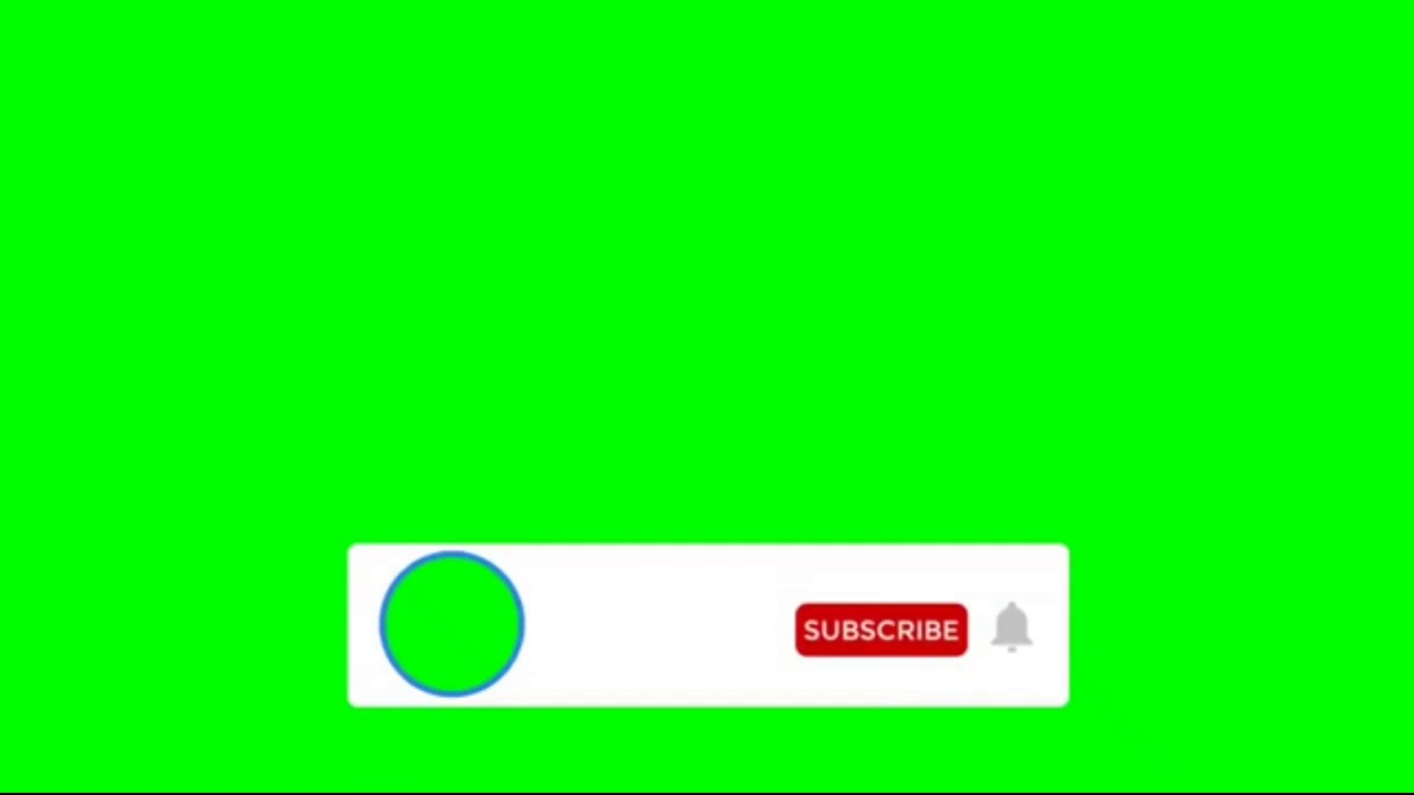 Subscribe And Bill Icon With Channel Logo || Green Screen Video - YouTube
