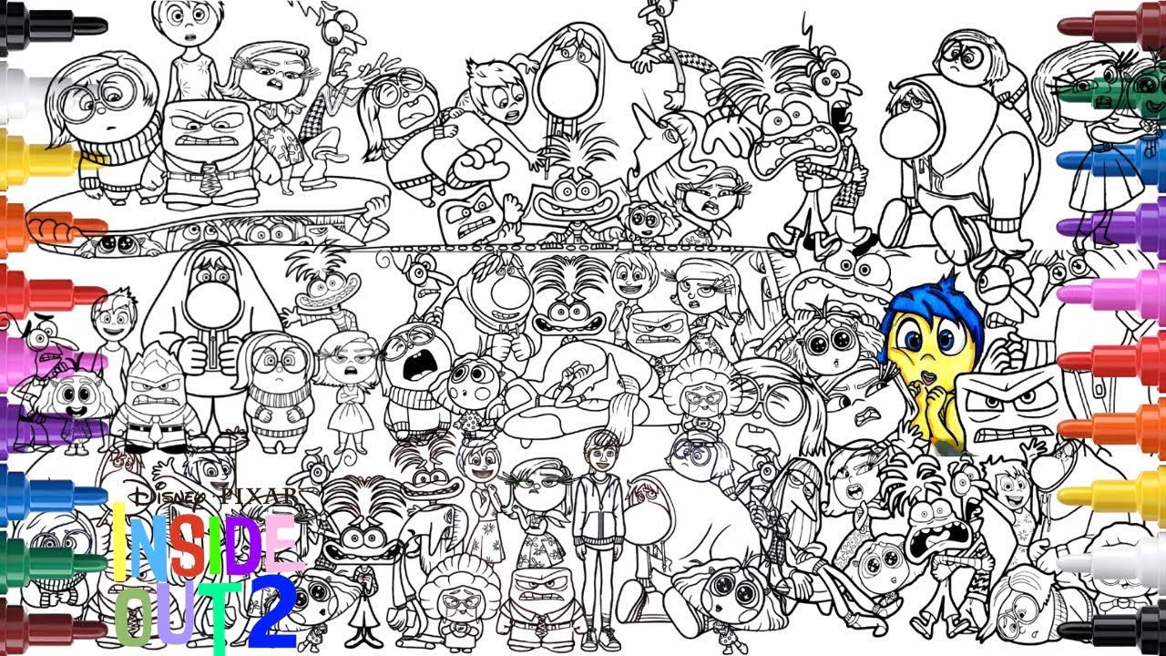 Inside Out 2 / How To Color All Characters from Inside Out 2 / NCS ...