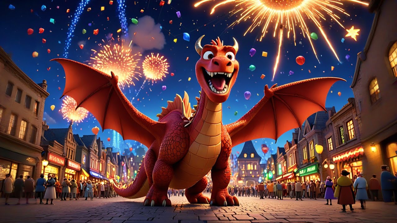 Dragon’s Dazzling Dance Party 🐉💃 | Energetic and Magical Nursery Rhyme ...