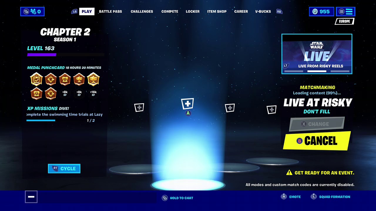 Fortnite new ready up screen - YouTube