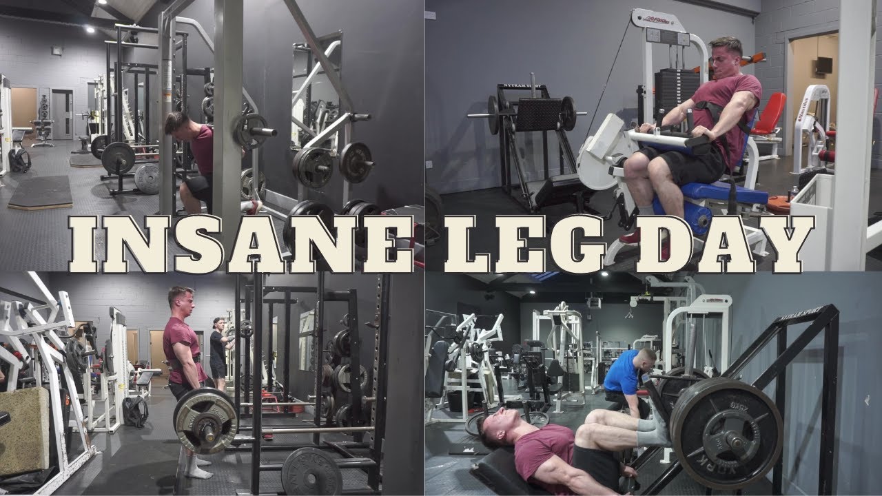 Insane Leg Day (Number 2 of My Split) - YouTube