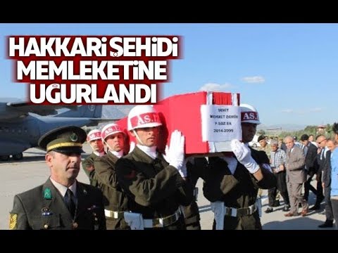 Hakkari Şehidi Memleketine Uğurlandı