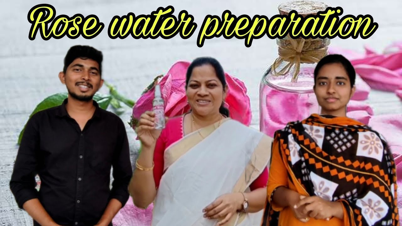Rose water preparation 🌹 through distillation process - YouTube