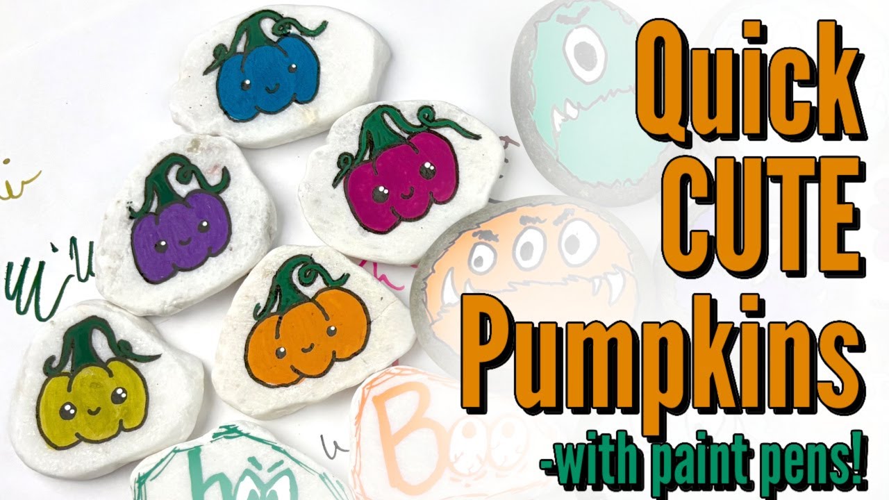 Quick CUTE Pumpkins | EASY Halloween Craft | Fun Fall Craft - YouTube