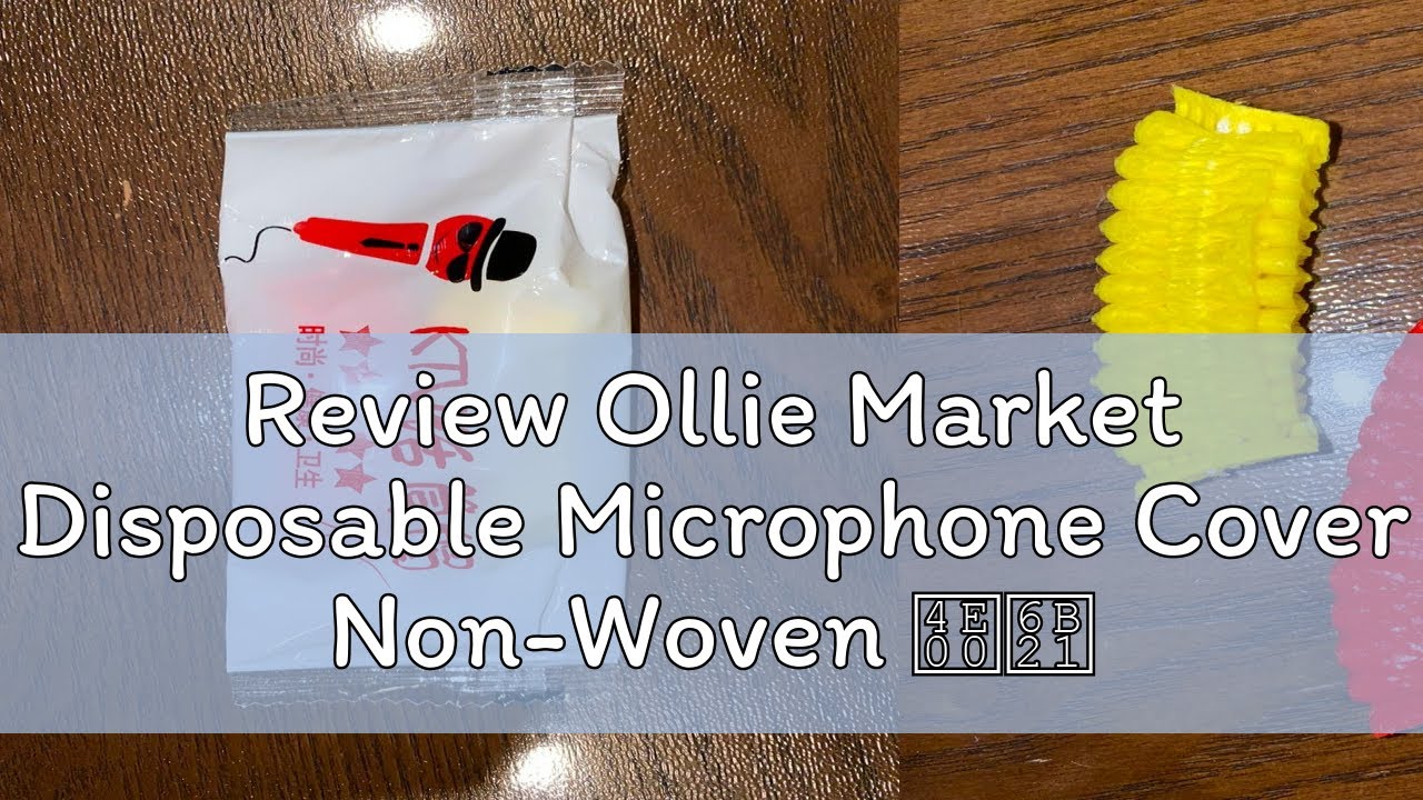 Review Ollie Market Disposable Microphone Cover Non-Woven 一次性无纺布麦克风保护套 ...