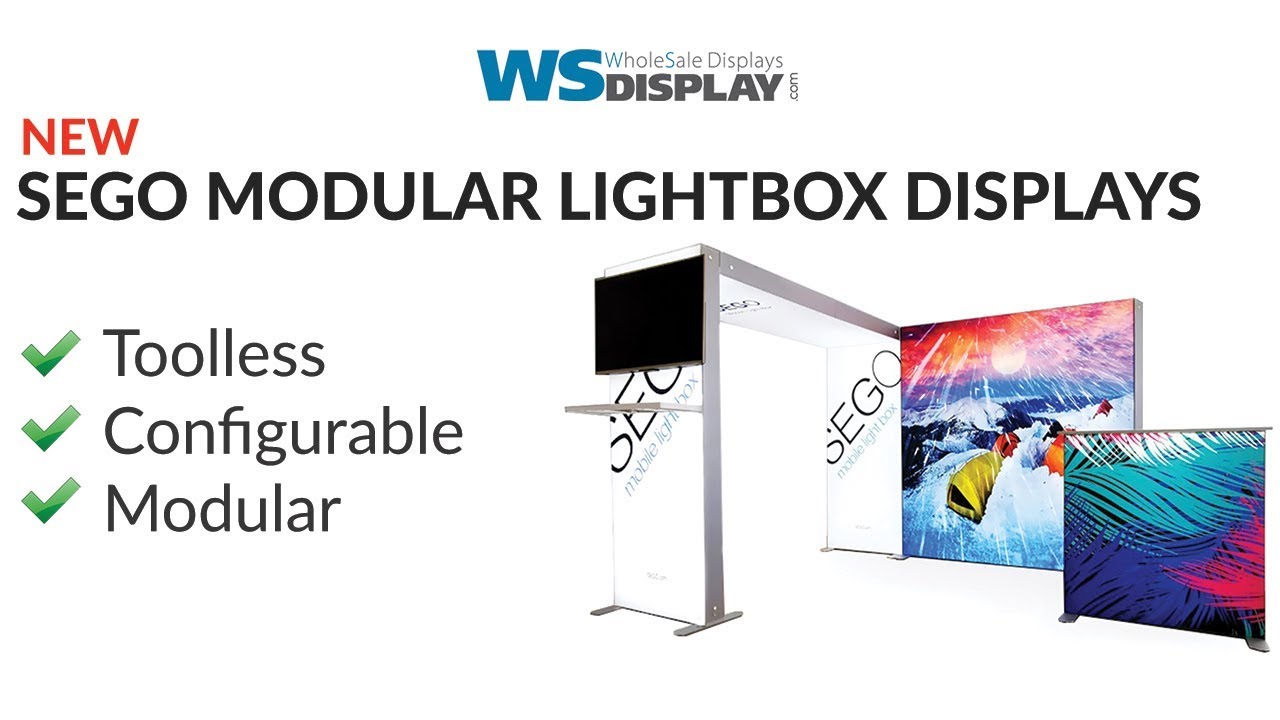 SEGO Modular Lightbox Displays - YouTube