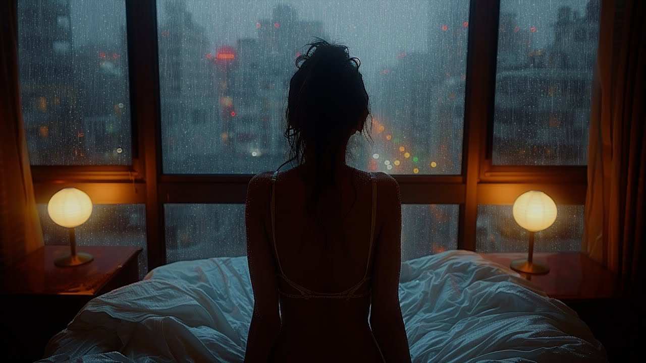 Relax and Sleep Immediately with Calming Rain Sounds outside the Window ...