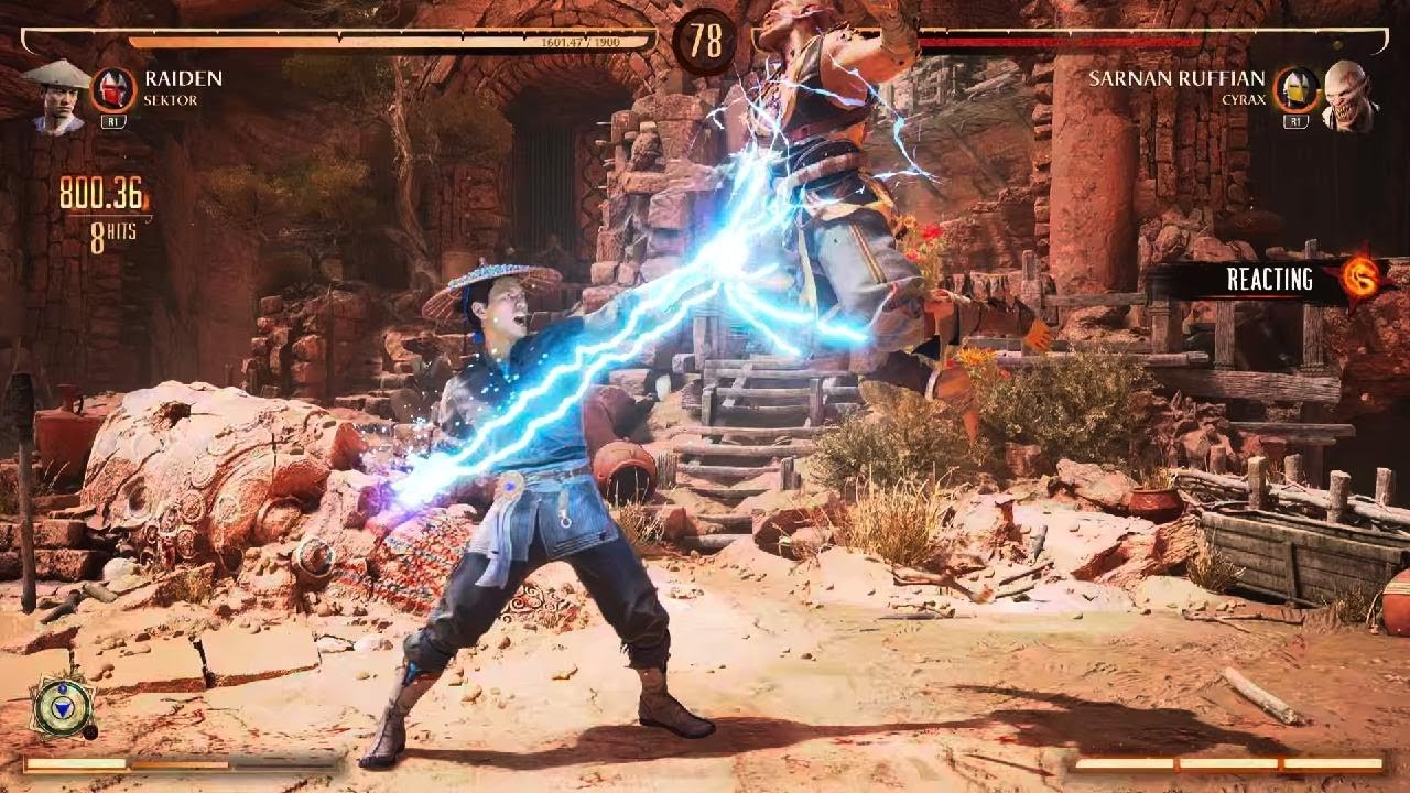 Mortal Kombat 1 Raiden 11 Hit Combo - YouTube
