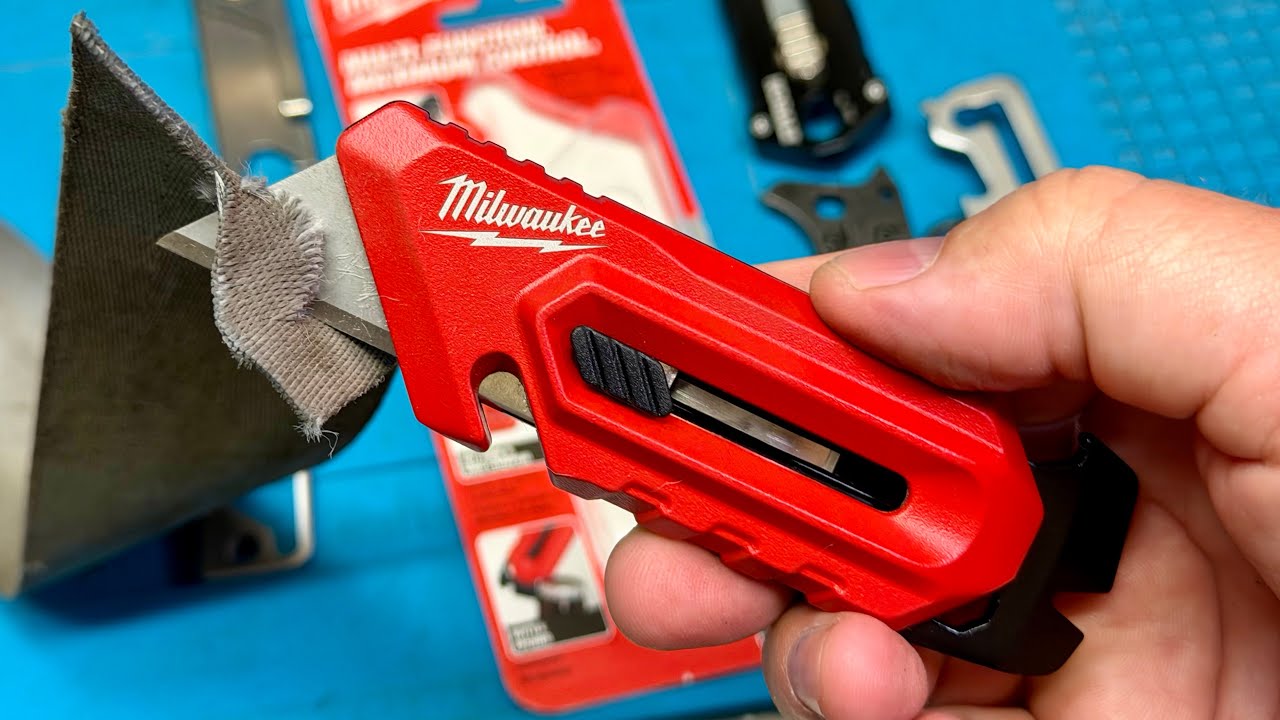 NEW! - Milwaukee - Multi-Function Compact Utility Knife - Tested Vs The ...
