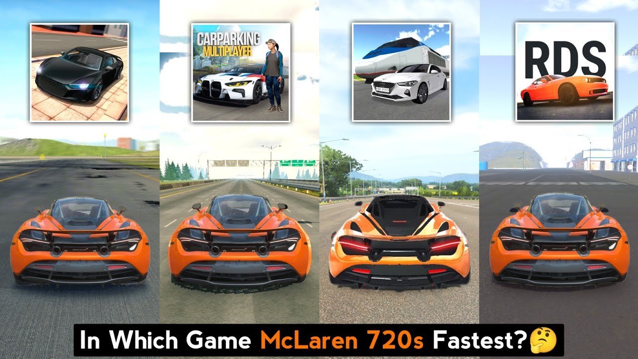 McLaren 720s Extreme Car Driving, Car Parking Multiplayer, 3D Driving ...