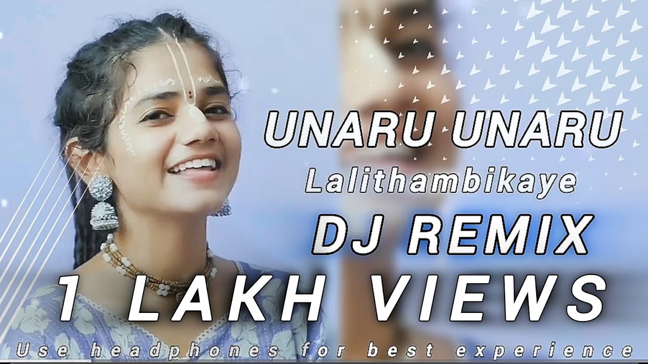 Unaru Unaru L alithambikaye TRACK DJ | Remix Song @DjkidDjkid - YouTube