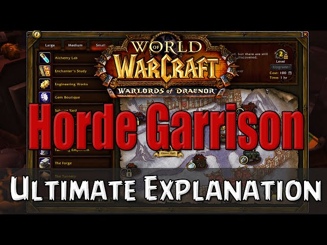 World Of Warcraft Warlords Of Draenor Garrison