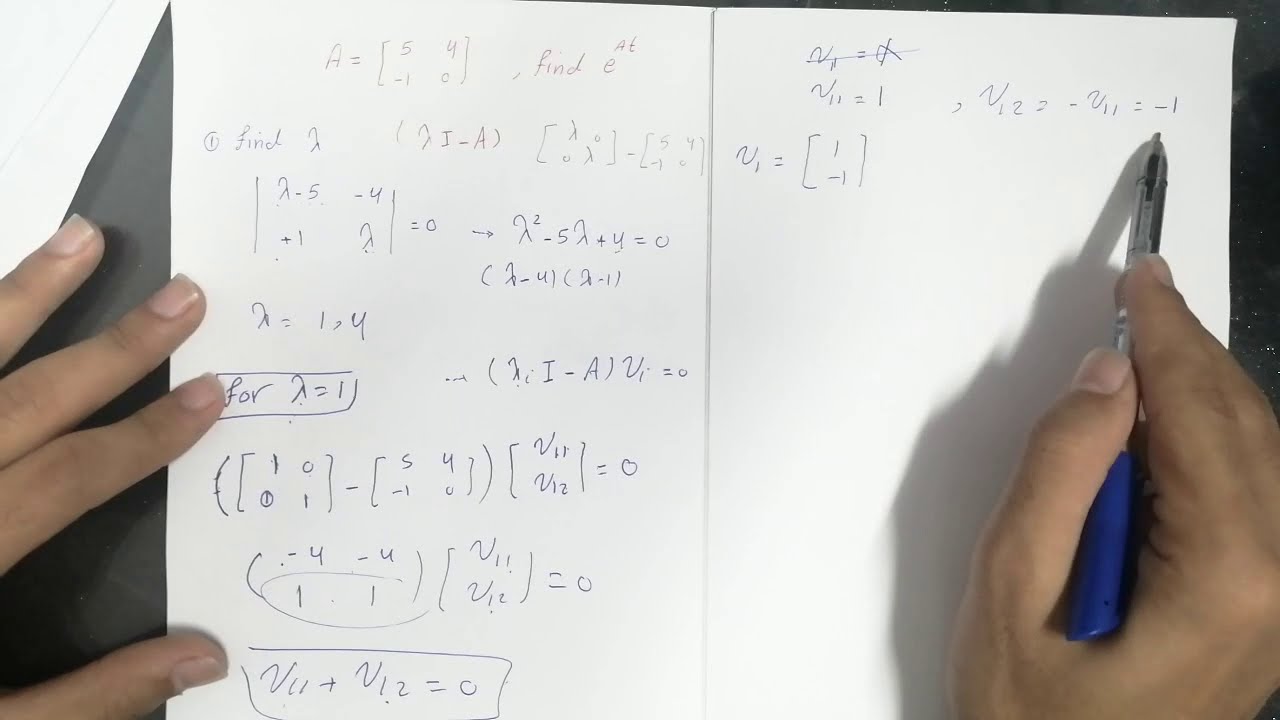 transition matrix using Diagonalization method -- state space (4-2) - YouTube