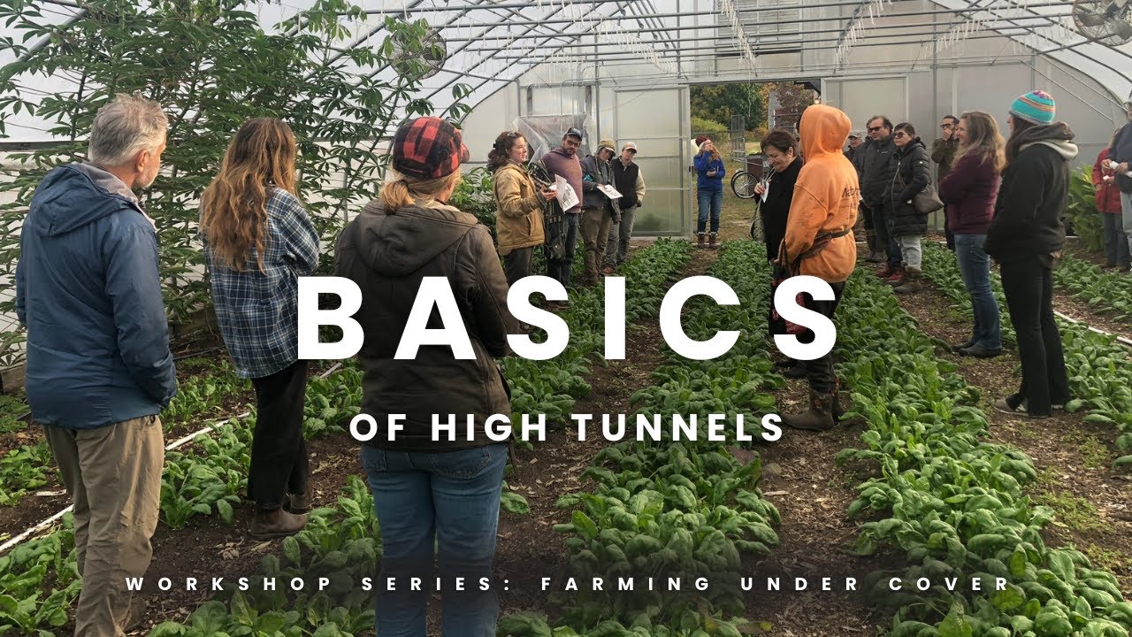Growing Under Cover and Securing NRCS Funds for High Tunnels - YouTube