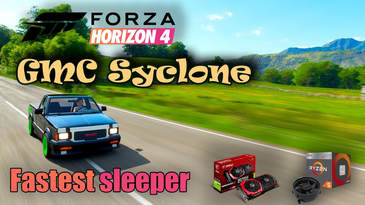 GMC Syclone..| Forza Horizon 4 | Ryzen 5 3400g | GTX 1060 3GB - YouTube