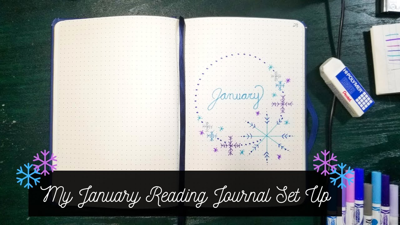 January Reading Journal Set Up - YouTube