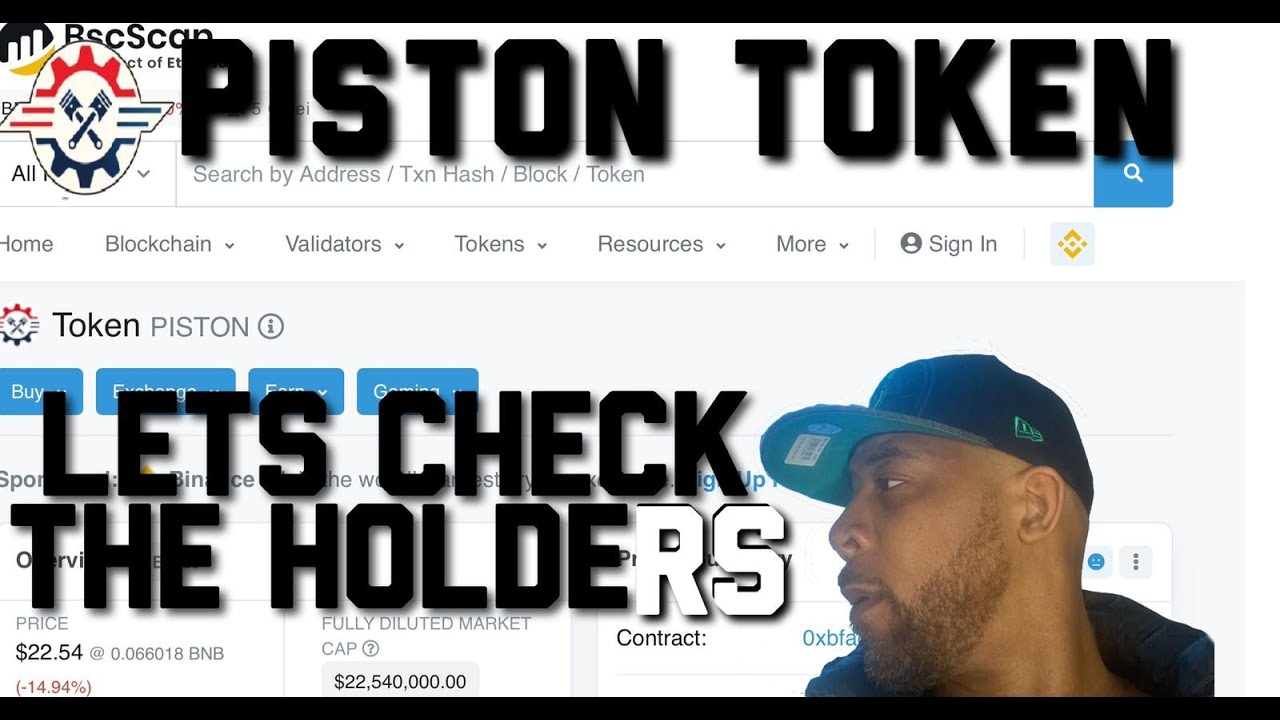 PISTON TOKEN , WHO ARE THE WHALES?? LETS CHECK THE WALLETS - YouTube
