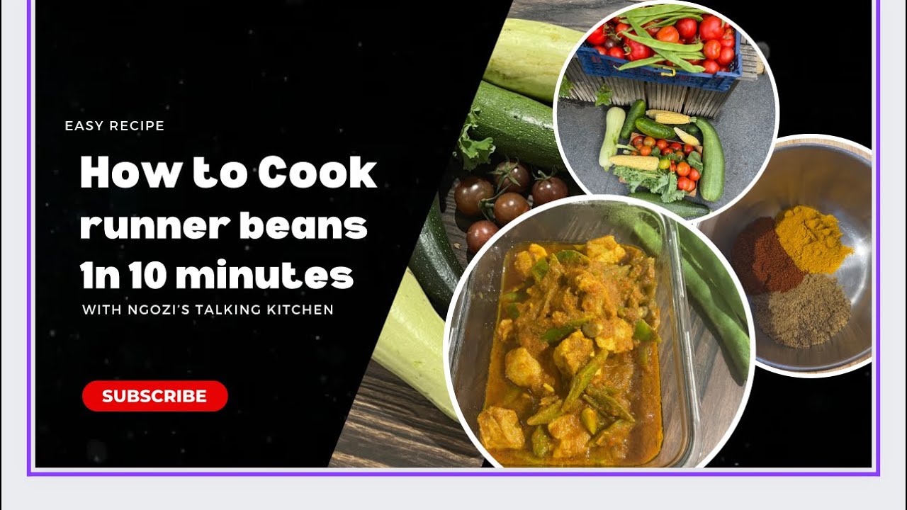 A quick and easy runner bean with tomato sauce recipe (for kids too ...