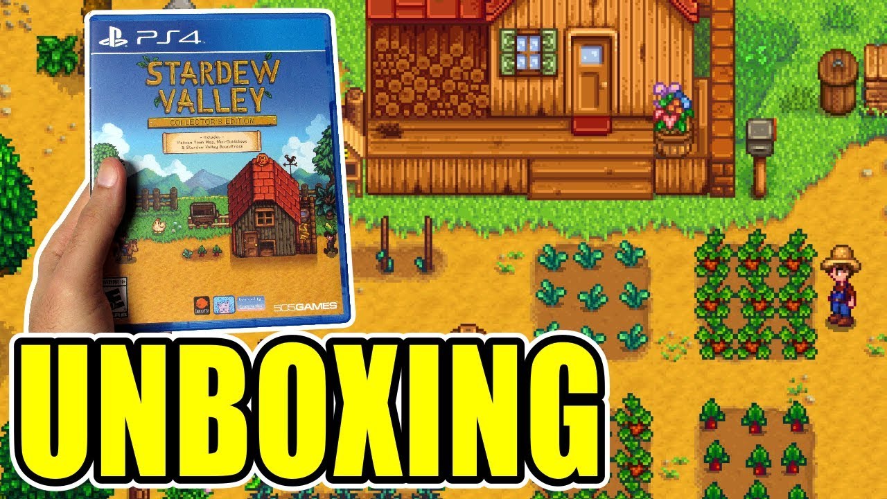 Stardew Valley Collector's Edition (PS4) Unboxing - YouTube
