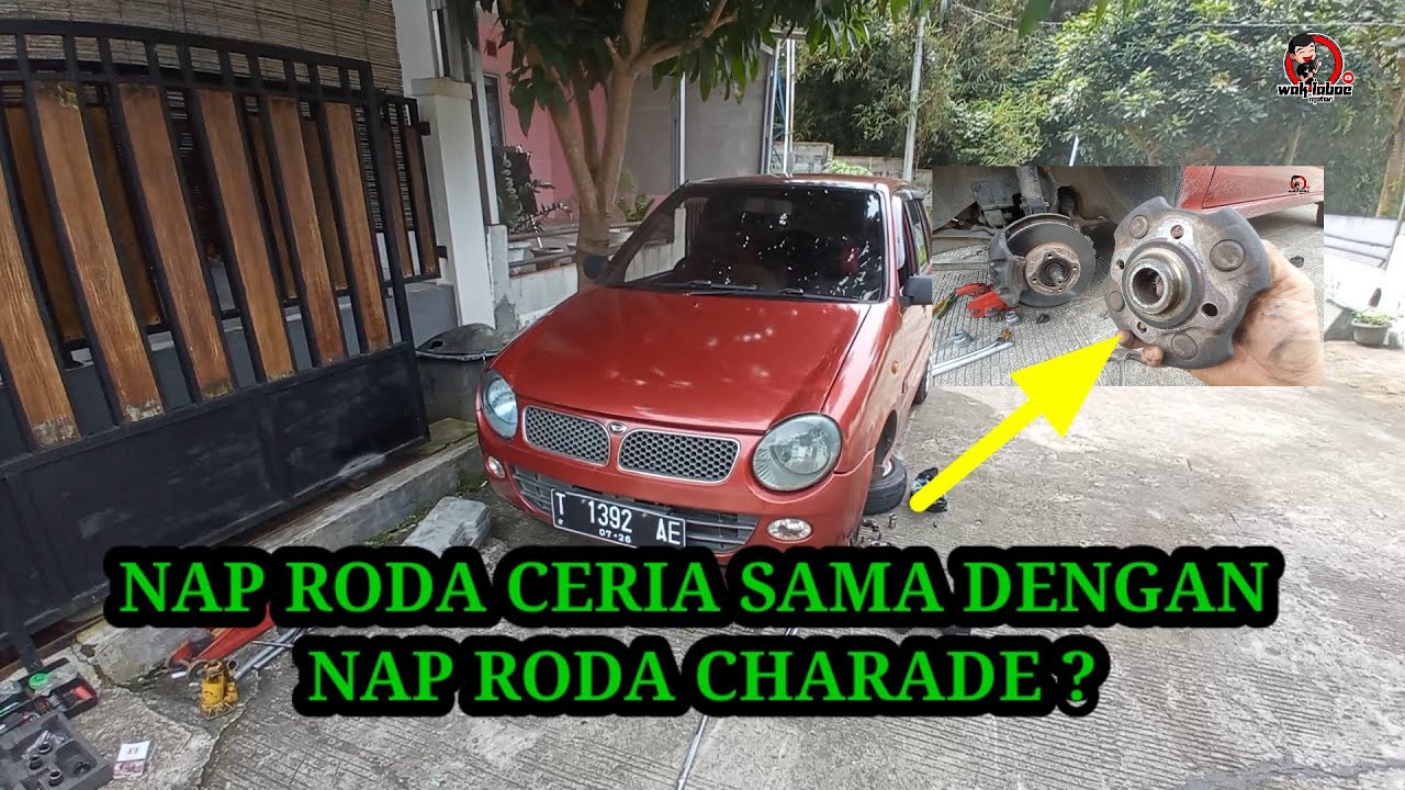 Nap roda Daihatsu ceria menggunakan nap roda Daihatsu charade - YouTube