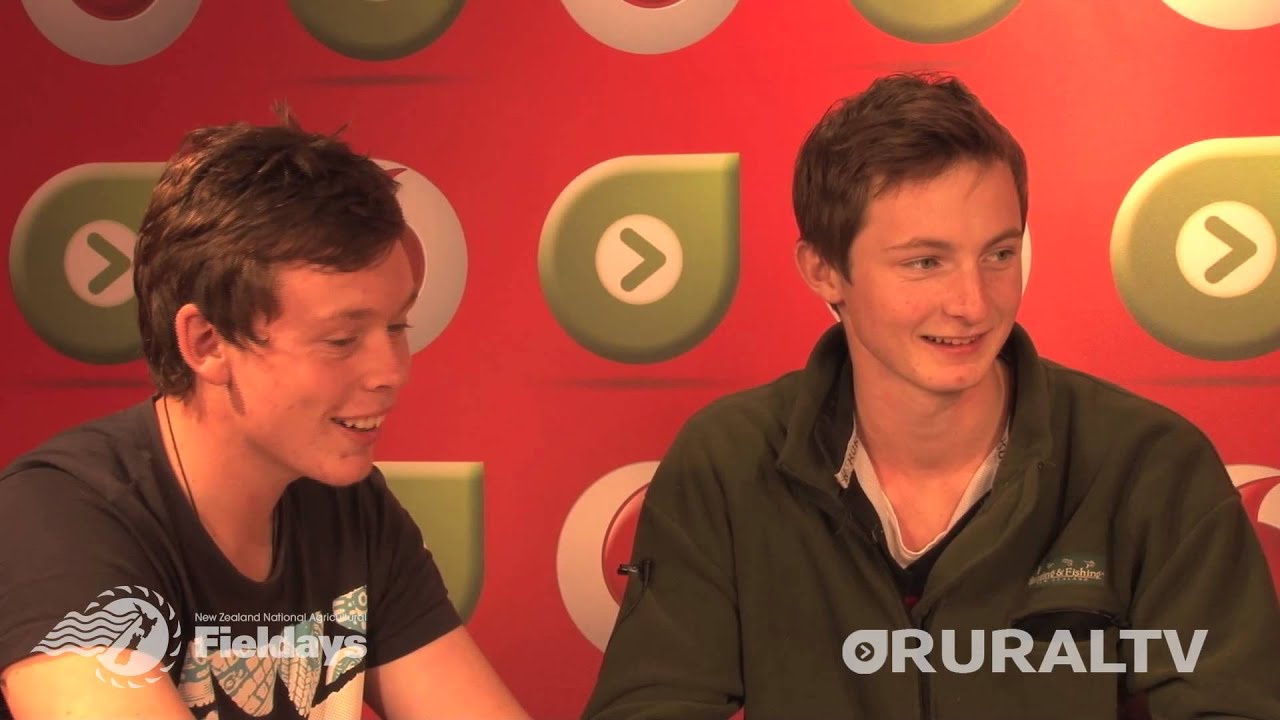 2013 Mystery Creek Fieldays - James Robertson & Regan Kidd - Winners of ...