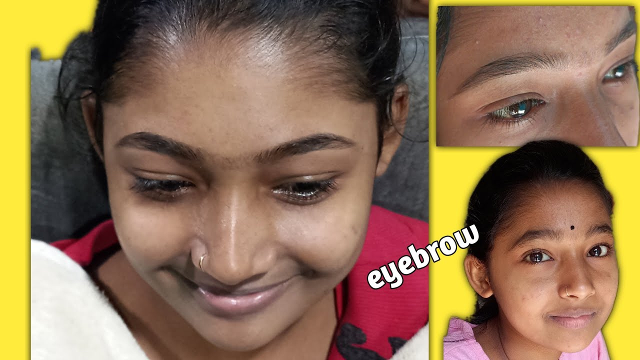 Painless Eyebrows Shaping In Just 2 Minutes Using Razor Blade At salon# ...