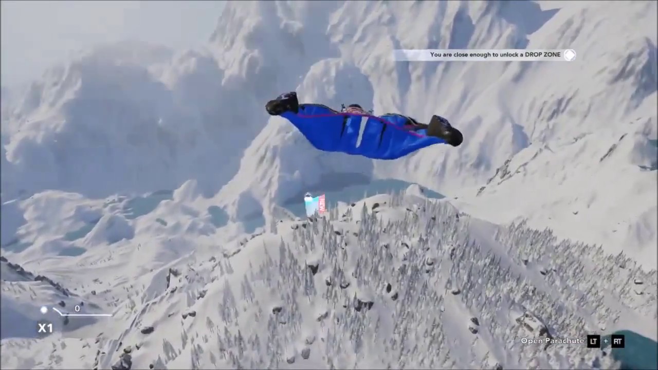 Steep PC Skiing, Wingsuit flying, Snowboarding and Paragliding Gameplay ...