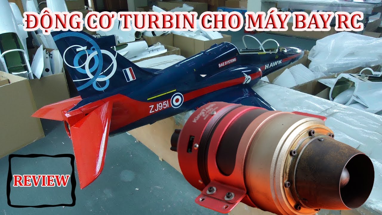 Review Động Cơ Turbin KingTech K100G2 Cho Máy Bay Điều Khiển - YouTube
