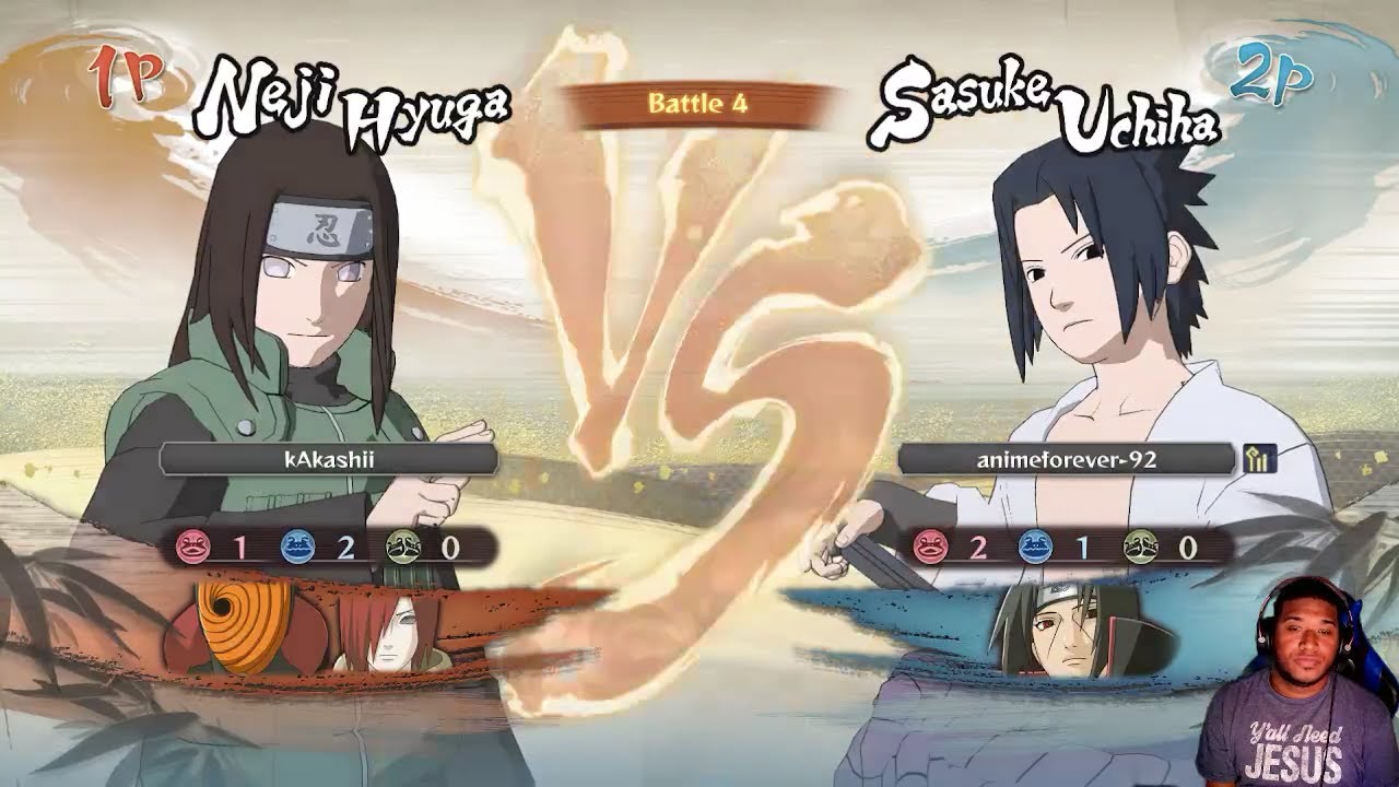 Neji Hyuga vs Sasuke Uchiha: Naruto Shippuden Ultimate Ninja Storm 4 ...