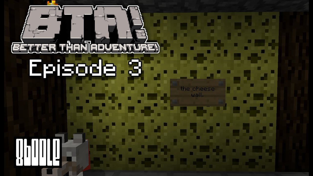 Minecraft: Better Than Adventure - 03: the cheese wall episode - YouTube