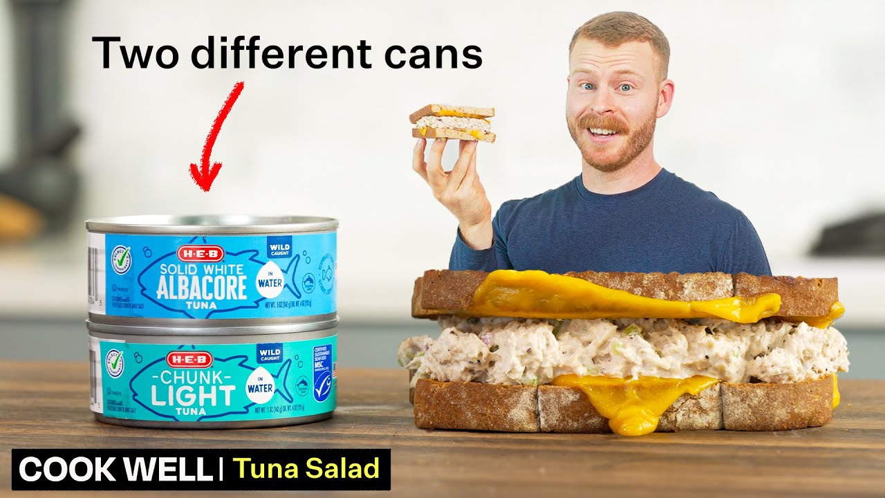 Why I use two different cans of Tuna for my Tuna Salad. - YouTube
