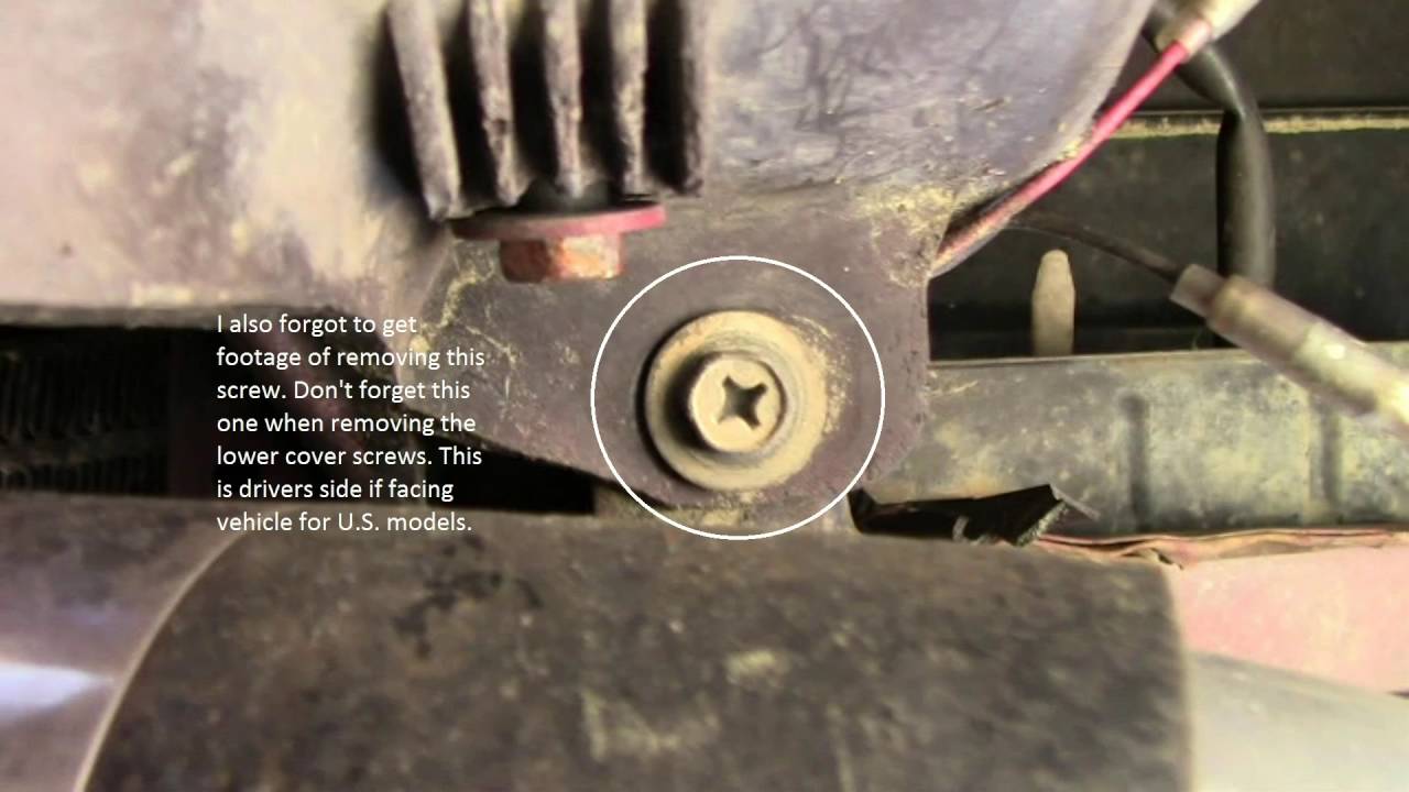 My Z31 300ZX front bumper cover removal - YouTube