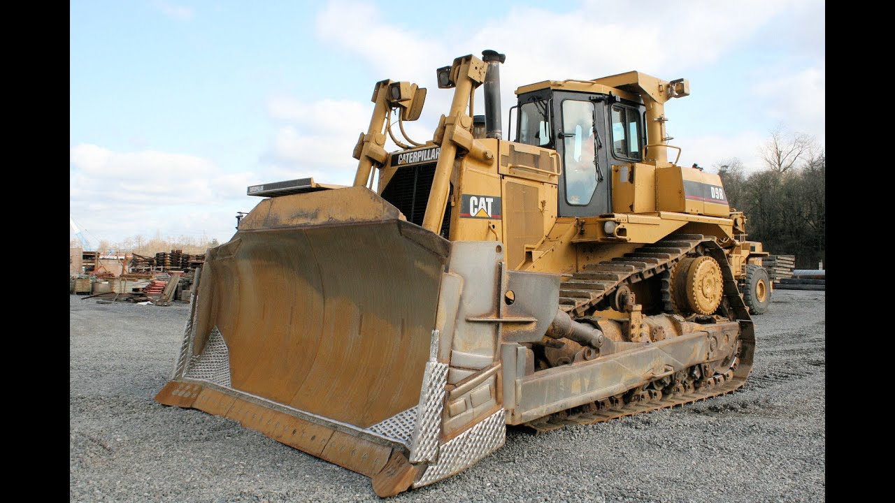 2001 CAT D9R dozer - YouTube