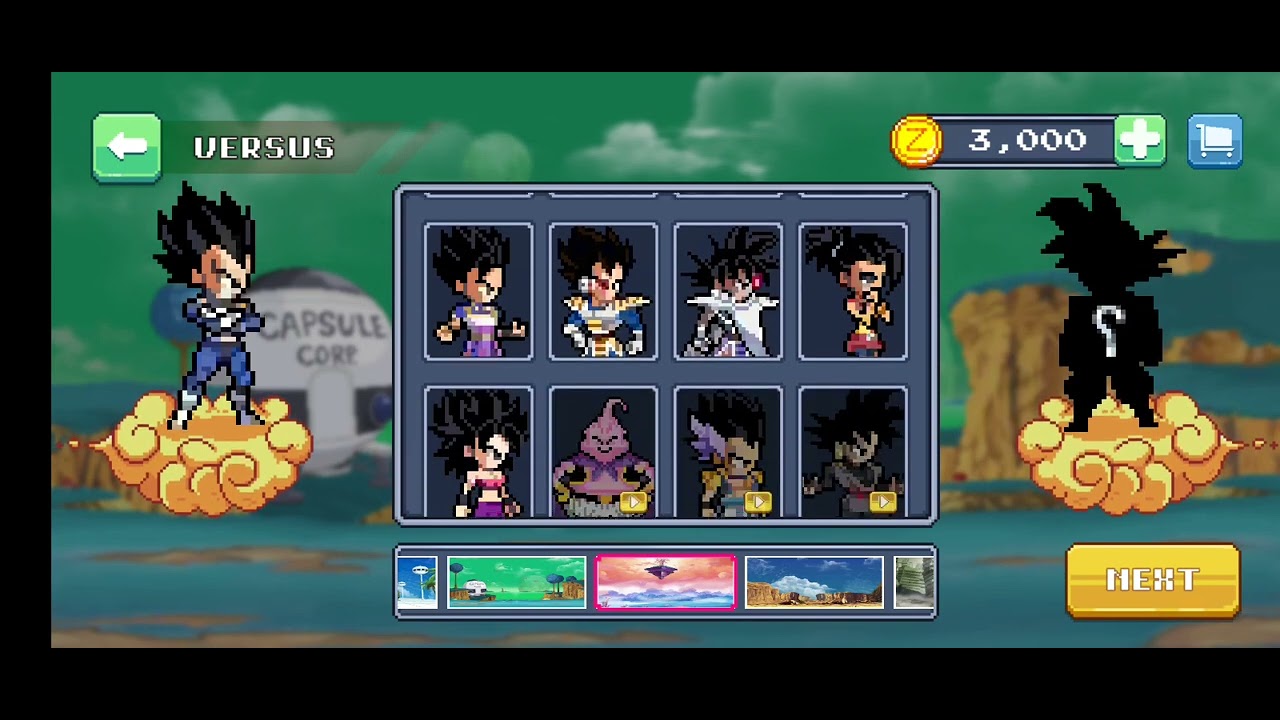 dragon ball pixel game - YouTube