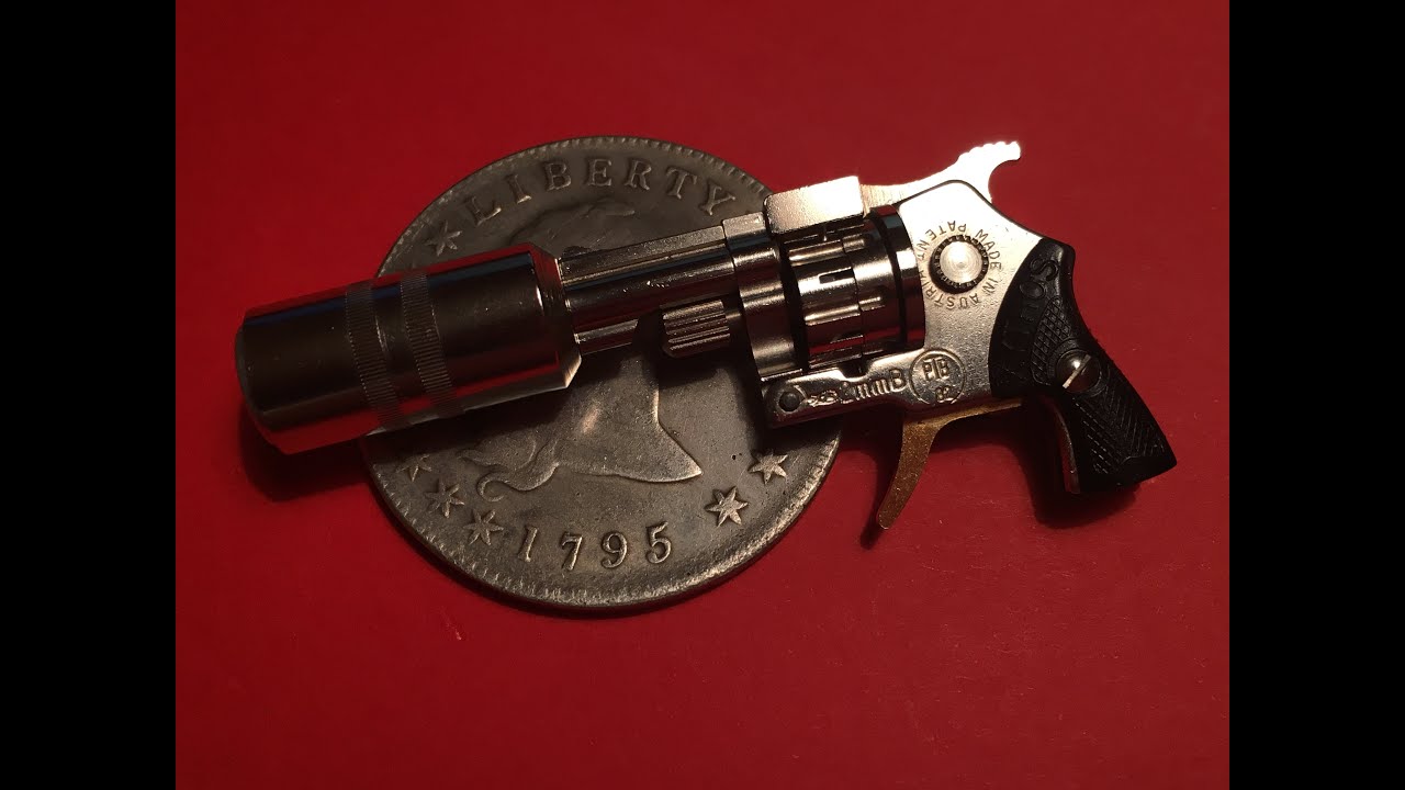 The Xythos Revolver Flare Kit The Smallest Revolver In The World 3,7cm ...