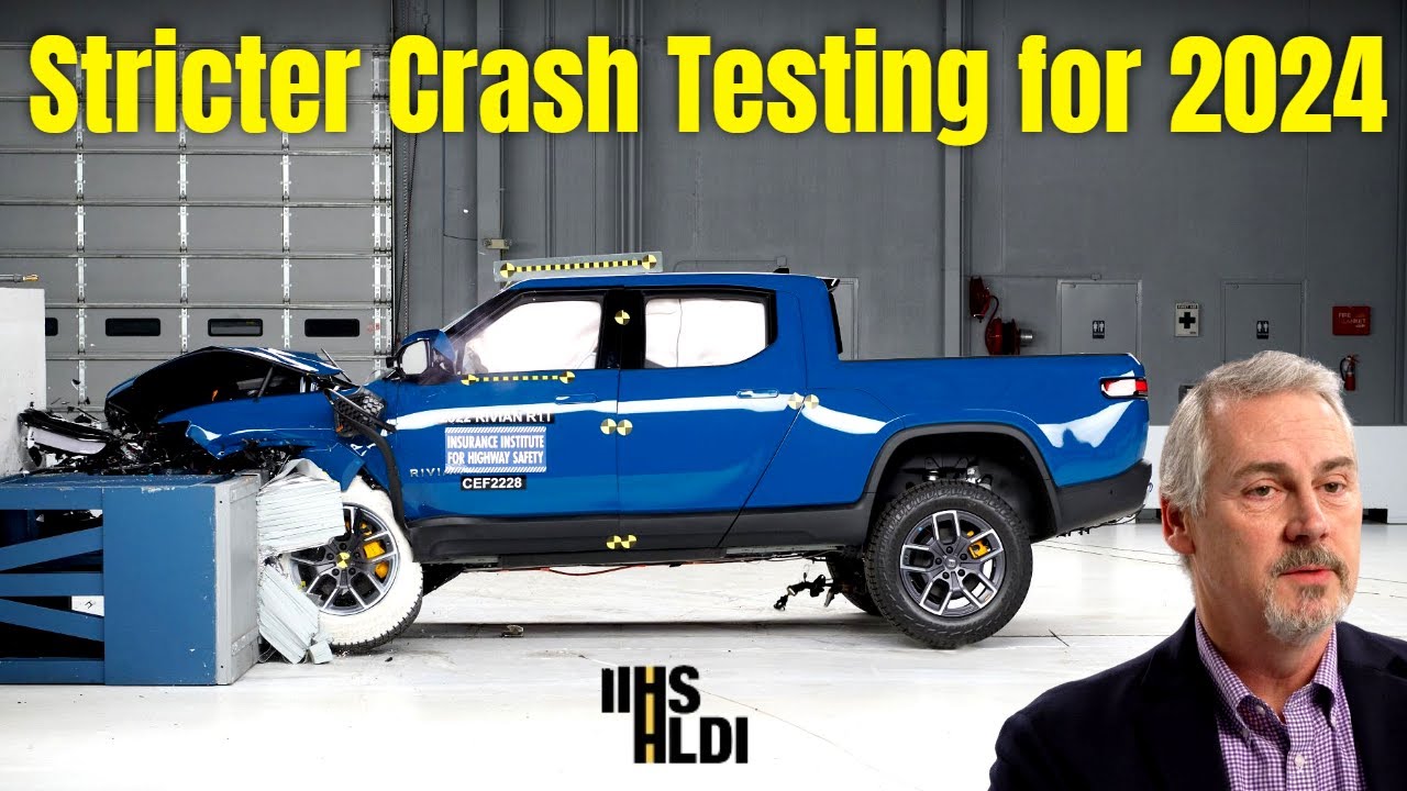 IIHS Announces Stricter Crash Testing Standards for 2024 - YouTube