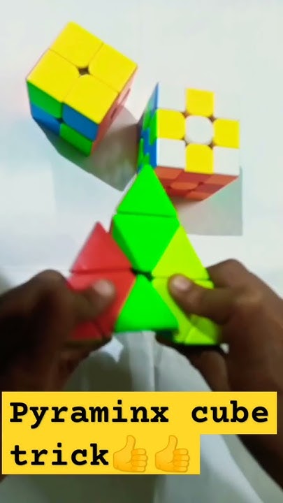 pyraminx cube tutorial/3x3 pyraminx cube solve 😲😲🔥#cubing #viral #tutorial short... - YouTube