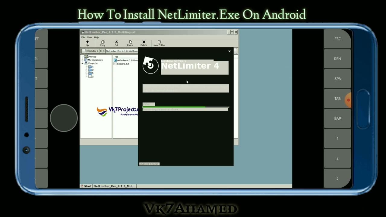 How To Install NetLimiter.Exe On Android || Vk7projects || Exagear Windows emulator on android ...