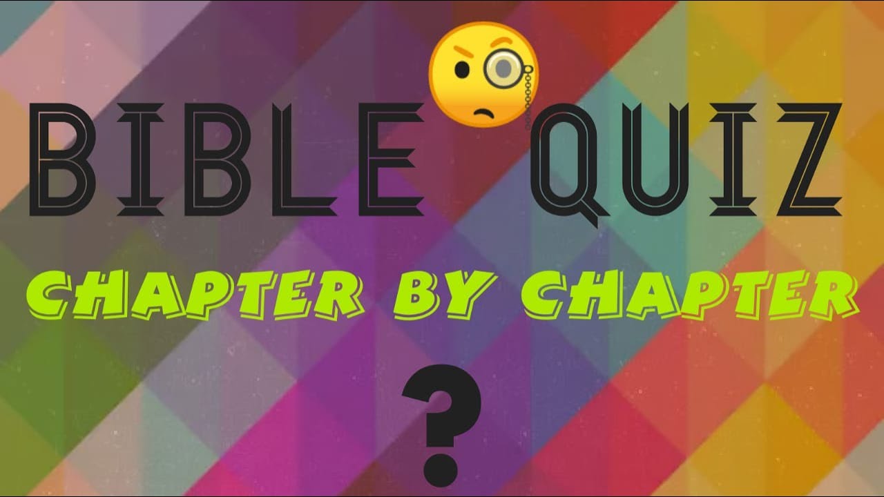 MATTHEW CHAPTER ONE ENGLISH BIBLE QUIZ CHAPTER BY CHAPTER - YouTube