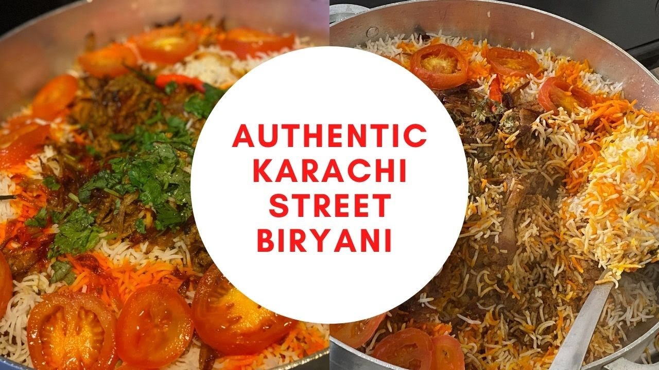 Authentic karachi Street Biryani Recipe| chicken Biryani - YouTube