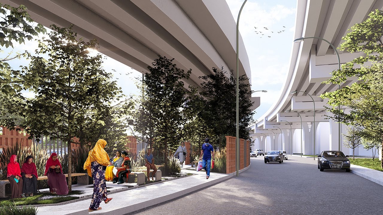 Spaces Below Dhaka's Flyovers: An Untapped Opportunity | ফ্লাইওভারের ...