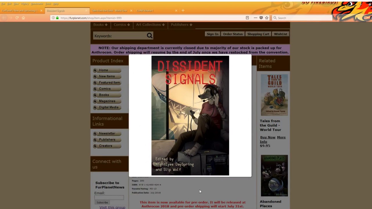 Releases: Furplanet AC 2018 - YouTube